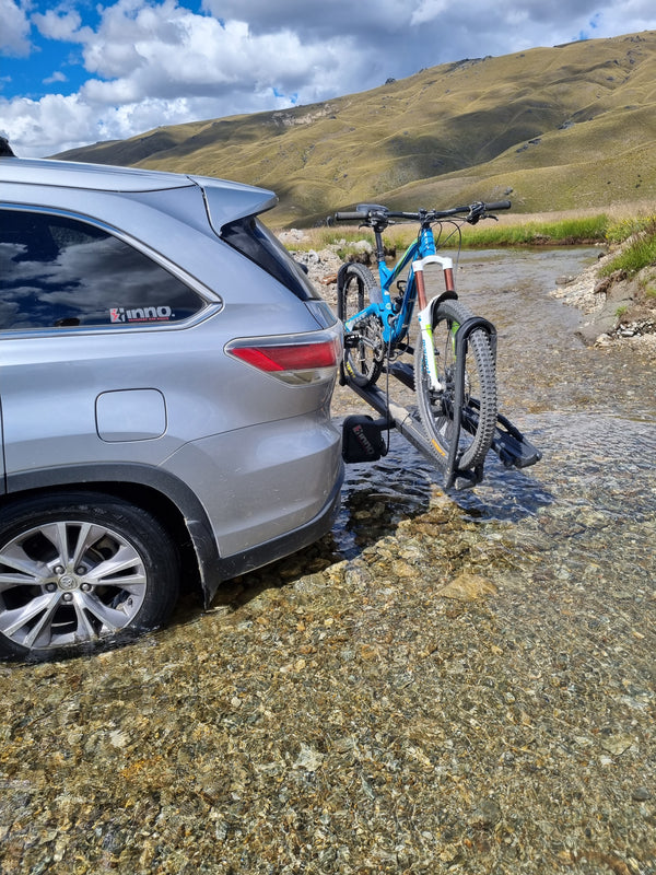 Inno INH120 Tire Hold Hitch 2 Bike Platform E-Bike Rack. NZ – Sun And Snow